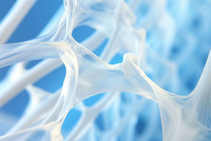 Bone Tissue Human Skeleton Under Microscope Cells Structure Medical ...