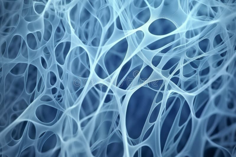 Bone Tissue Human Skeleton Under Microscope Cells Structure Medical ...