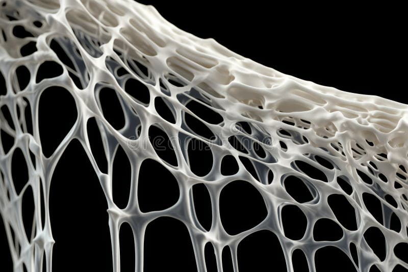 Bone Tissue Human Skeleton Under Microscope Cells Structure Medical ...