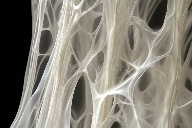 Bone Tissue Human Skeleton Under Microscope Cells Structure Medical ...