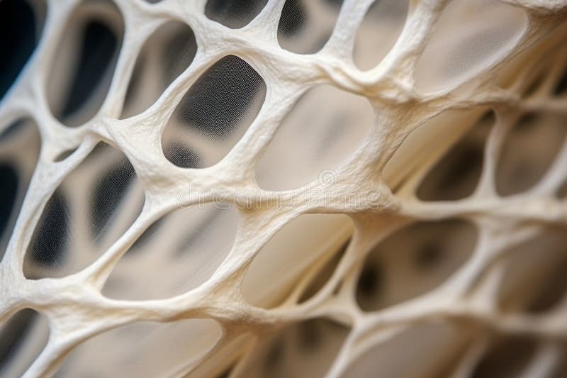 Bone Tissue Human Skeleton Under Microscope Cells Structure Medical ...