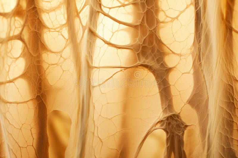 Bone Tissue Human Skeleton Under Microscope Cells Structure Medical ...