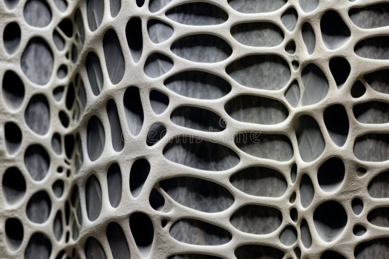 Bone Tissue Human Skeleton Under Microscope Cells Structure Medical ...