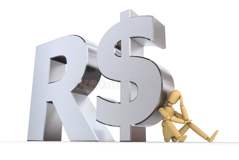 Boneca No Símbolo Real Brasileiro Ilustração Stock - Ilustração de ...