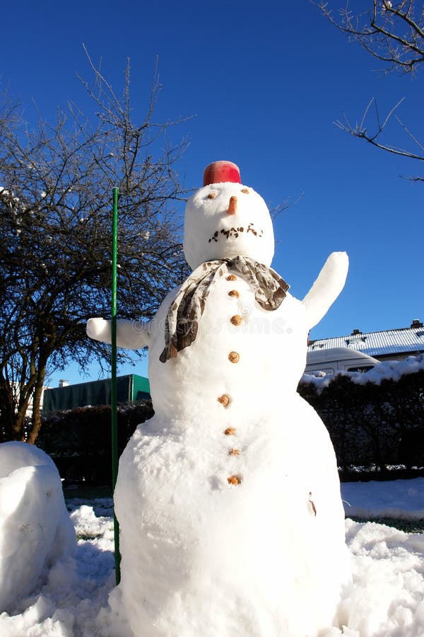 Boneco de neve foto de stock. Imagem de neve, inverno - 7324396