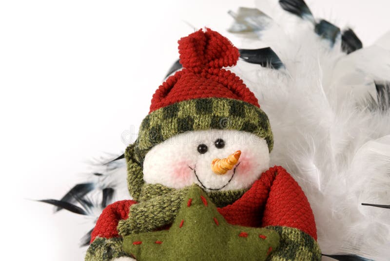 Boneco de neve foto de stock. Imagem de divertimento, luzes - 9016054