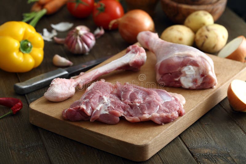 Boned chicken stock image. Image of boned, chicken, kitchen - 97331873