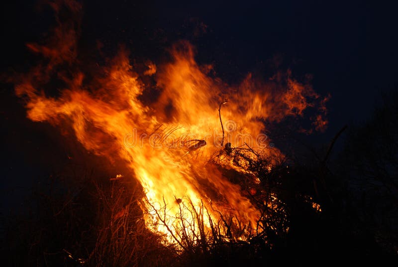 Bonefire stock photo. Image of vallentuna, walburga, valborg - 5142998