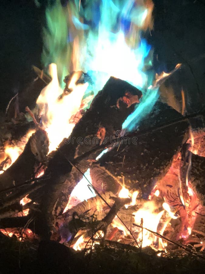 Bonefire in Whitewater Wisconsin Stock Image - Image of bonfire ...