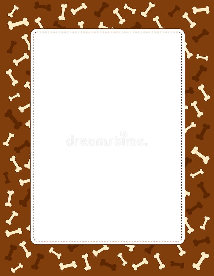 Dog Bone Border Clip Art