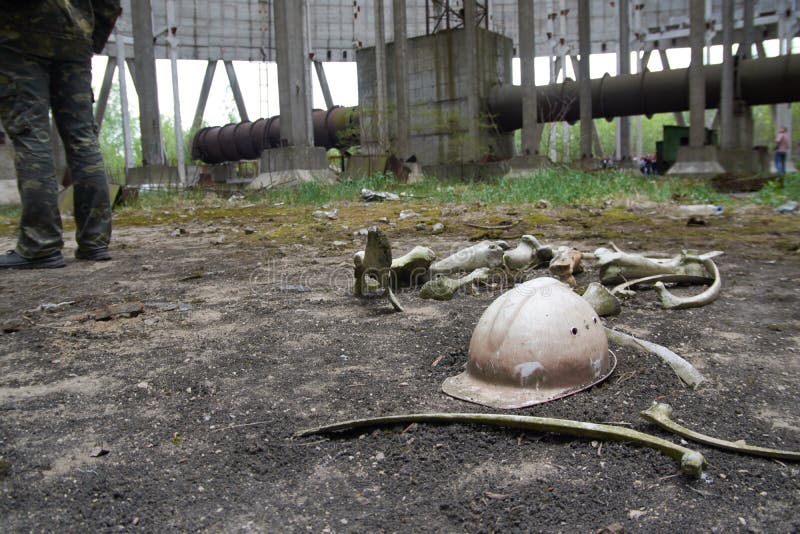 Bones Cooling Tower of the Chernobyl Stock Image - Image of industry ...