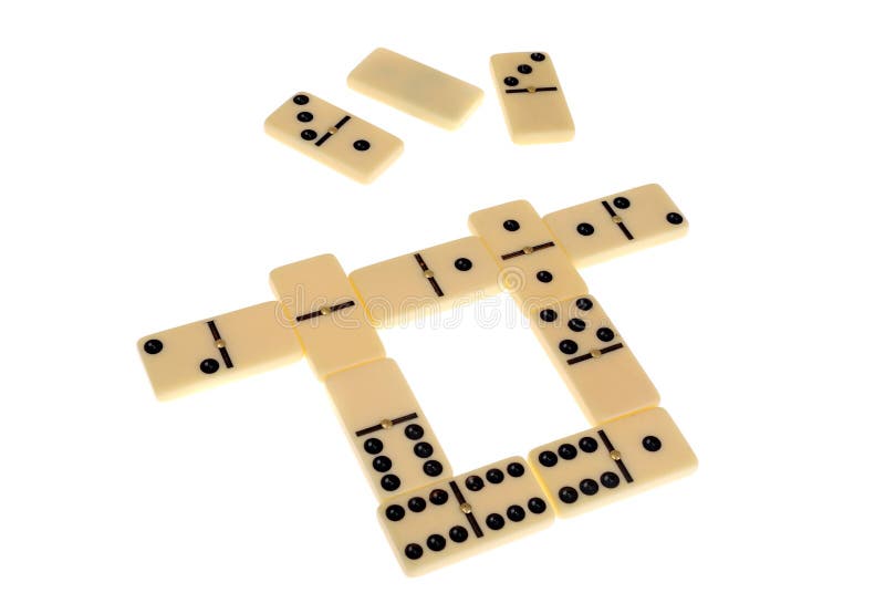 Bones of dominoes stock photo. Image of retro, game, leisure - 23961012