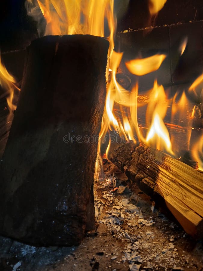 Bonfaire for a cold winter stock photo. Image of soil - 368635064