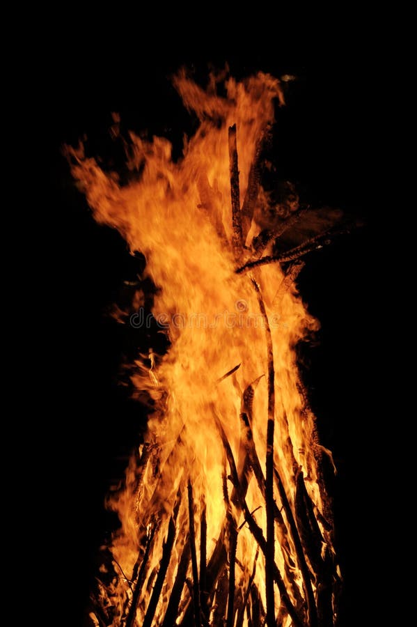Bonfire stock photo. Image of inflammable, bonfire, ember - 799086