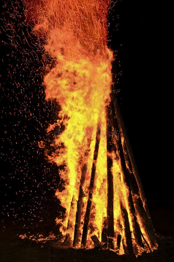 Fire stack stock image. Image of energy, industry, toxic - 1830361