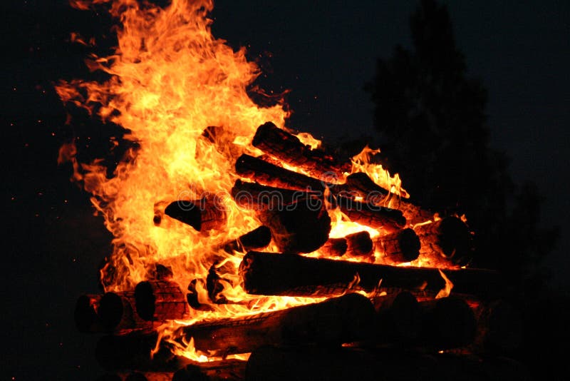 Bonfire stock photo. Image of inflammable, bonfire, ember - 799086