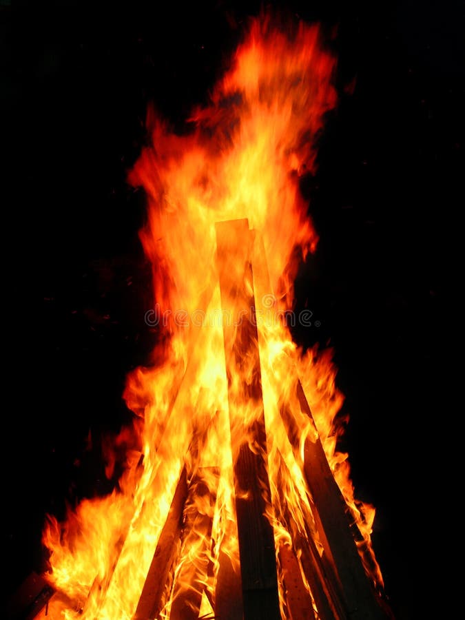 Bonfire stock photo. Image of inflammable, bonfire, ember - 799086