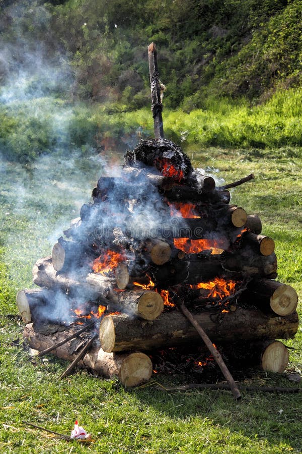 Bonfire Pyramid Stock Photos - Free & Royalty-Free Stock Photos from ...