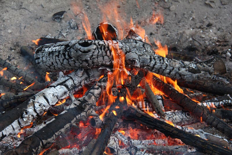 Bonfire stock image. Image of fire, heat, sparks, campfire - 64662419
