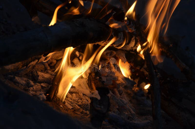 Bonfire close up 3 stock photo. Image of yellow, fire - 50488496