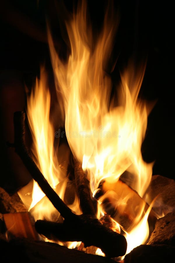 Bonfire stock image. Image of cosy, cinder, flame, lumber - 33442567