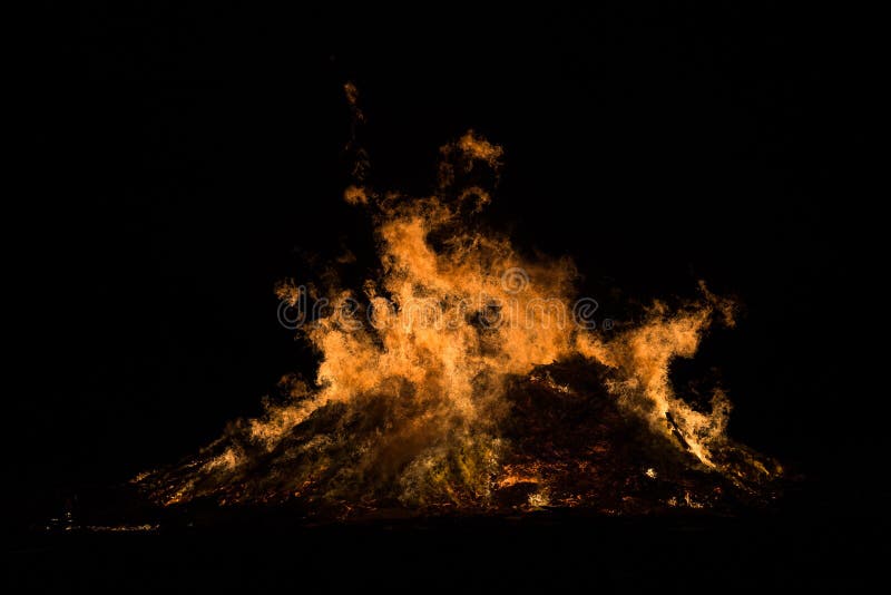 Bonfire stock image. Image of fast, incendiary, raging - 106681623