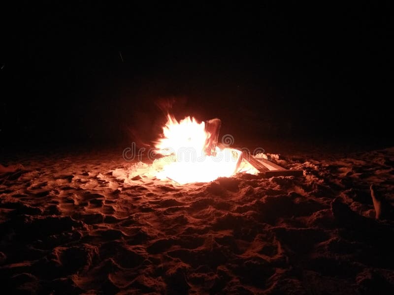 Bonfire island life stock image. Image of bonfire, laife - 192076443