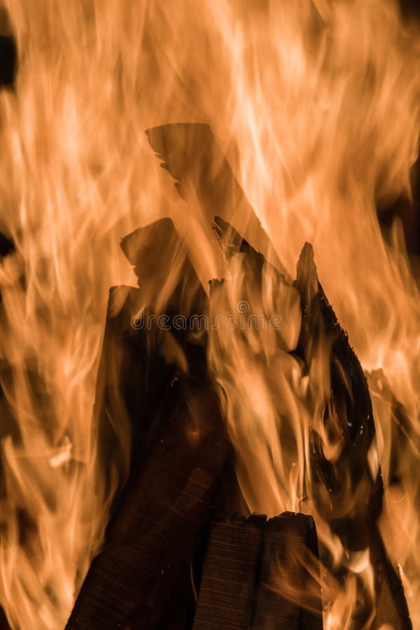 Bonfire stock photo. Image of temperature, dark, fire - 93970760