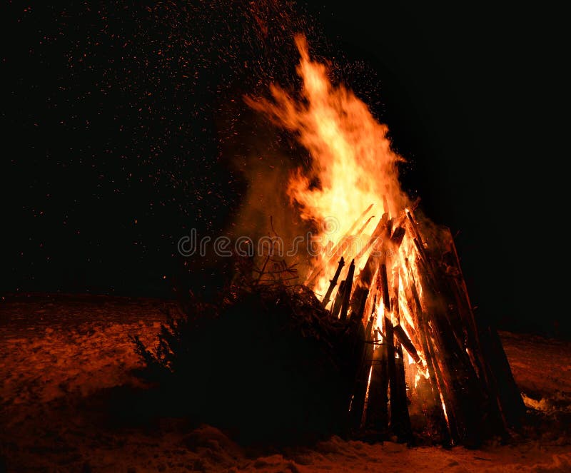 Bonfire night winter stock photo. Image of fete, fire - 49959622