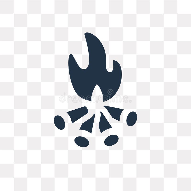 Bonfire Icon Vector Isolated on White Background, Bonfire Sign , Linear ...