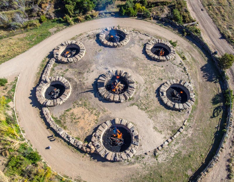 Celebrating the Summer Solstice with Vibrant Stock Photo - Image of ...