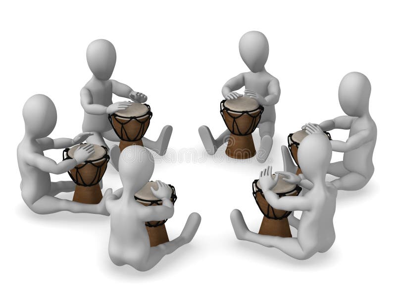 Bongo stock illustration. Illustration of cartoon, human - 13364575