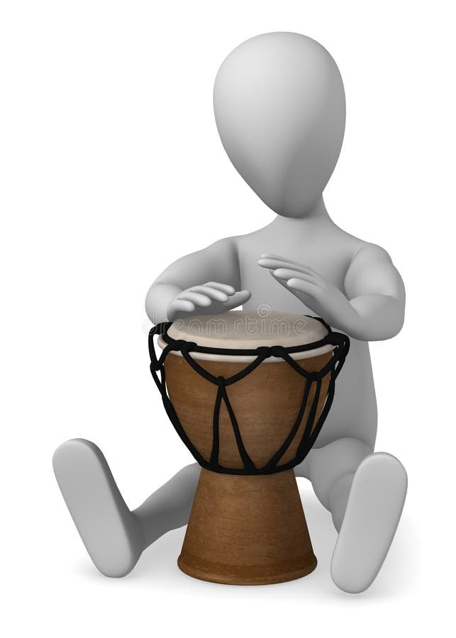 Bongo stock illustration. Illustration of cute, humanoid - 13364579