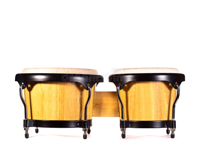 Bongos De Madera En Una Tienda Africana Tradicional Foto de archivo ...