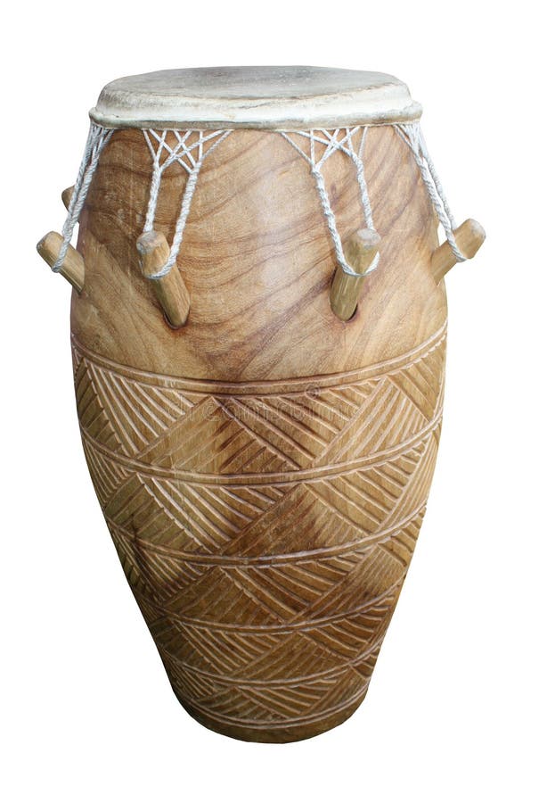 Bongo Drums and Maracas Isolated on White Stock Image - Image of ...