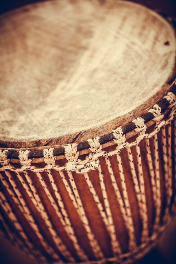 Bongo drum detail stock photo. Image of craft, tribal - 110052770