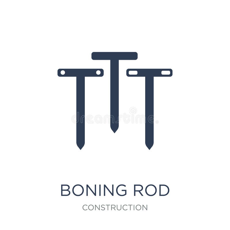 Boning Rod Icon. Trendy Flat Vector Boning Rod Icon on White Background ...