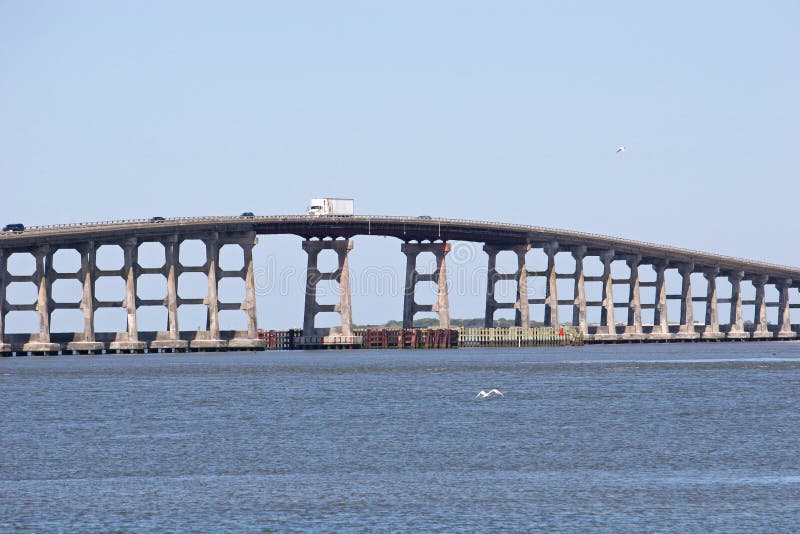 Bonner Bridge stock photo. Image of oregon, island, outer - 27363316