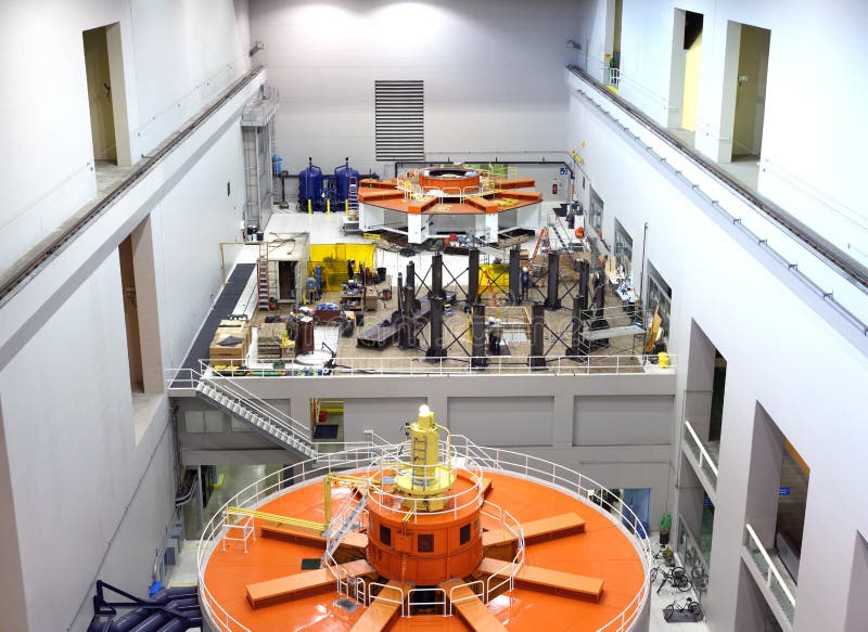 The Bonneville Main Powerhouse, OR. Stock Photo - Image of structure ...