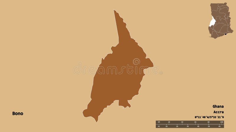Bono, Region of Ghana, Zoomed. Pattern Stock Illustration ...