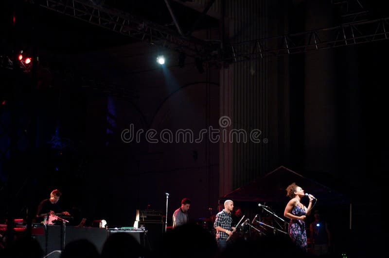 Bonobo Band and Andreya Tiara Editorial Stock Image - Image of baker ...