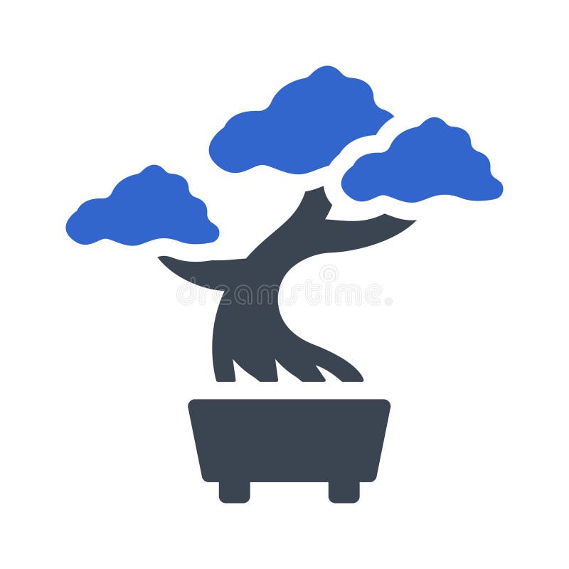 Bonsai icon stock vector. Illustration of symbol, bonsai - 335395753