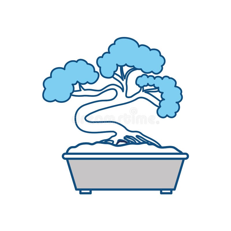 Bonsai japanese tree stock vector. Illustration of japan - 98275019