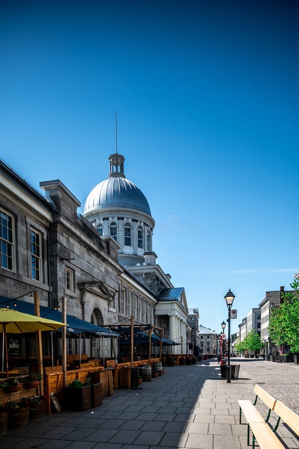 Bonsecours Market in Old Montreal - Quebec, Canada. Built in 1860 ...