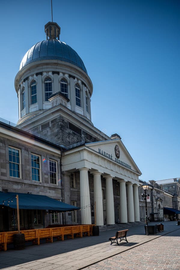 Bonsecours Market in Old Montreal - Quebec, Canada. Built in 1860 ...