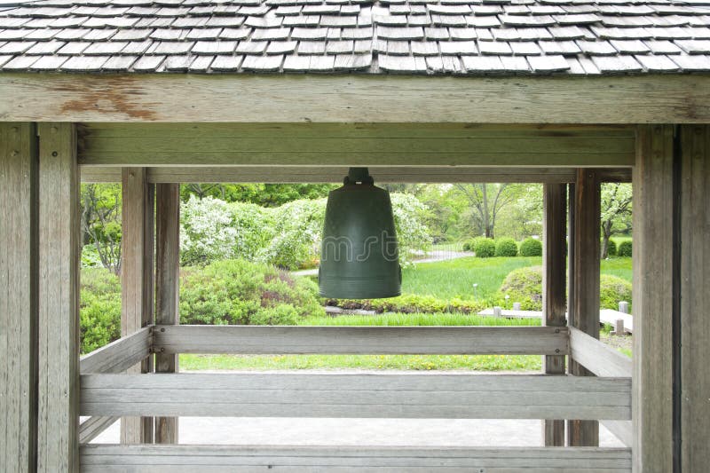 Bonsho, Japanese Bronze Bell, Rung for Good Luck and Sacred Ceremony ...