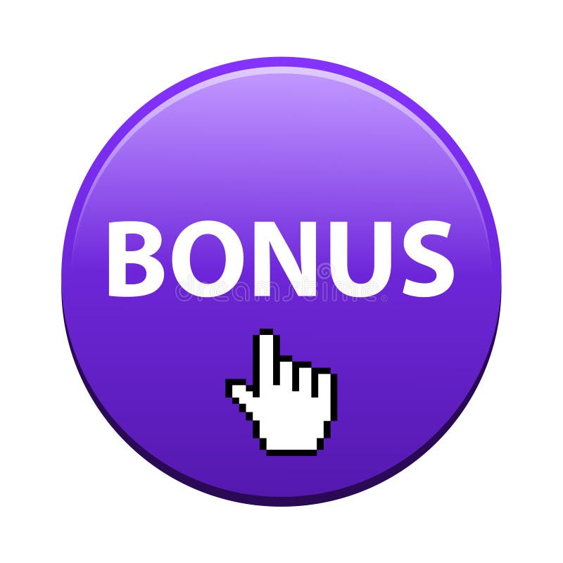 Bonus button stock vector. Illustration of evaluate - 216348791
