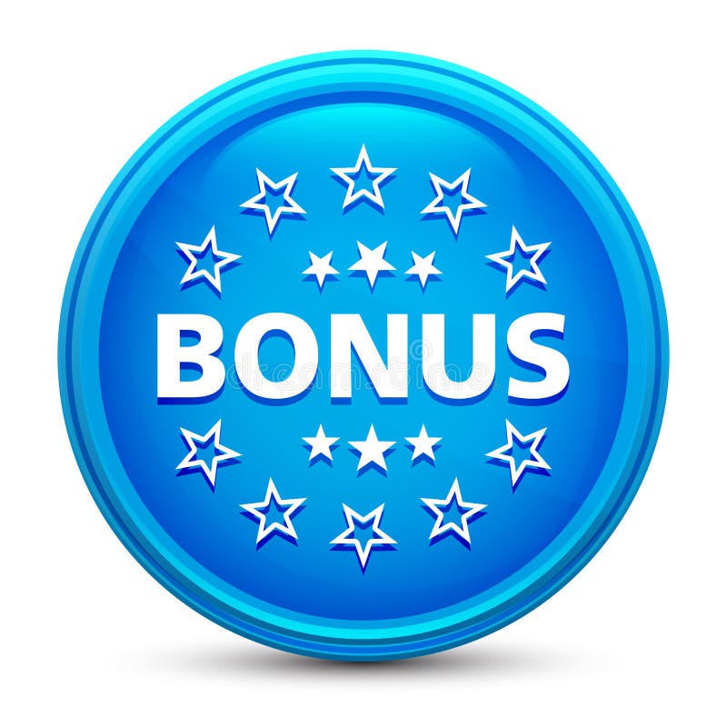 Bonus Badge Icon Abstract Blue Background Illustration Digital Texture ...