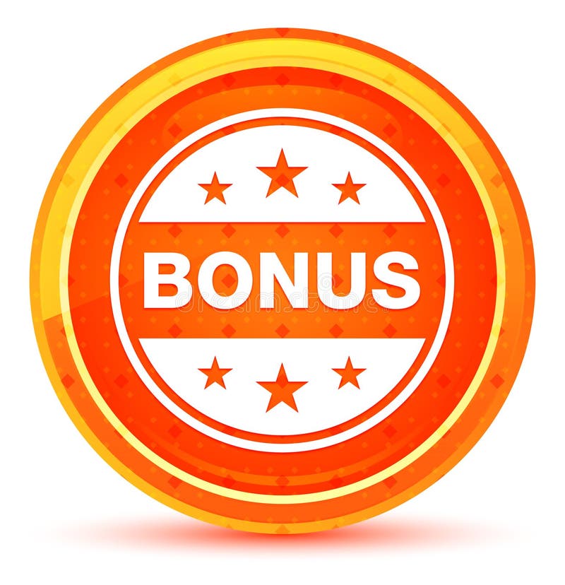 Bonus Badge Icon Shiny Blue Square Button Stock Illustration ...