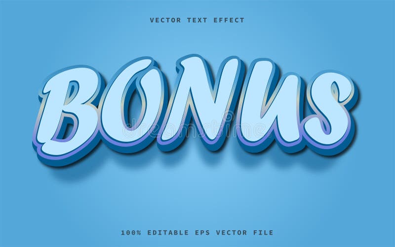 Bonus Bold Text Effect Editable Modern Lettering Typography Font Style ...